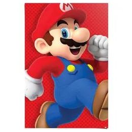 Poster Reinders "Super Mario Nintendo", rot (farbe bild(er): rot), B:61cm H:91,5cm, Papier, Bilder, Poster