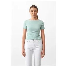 V&eacute;ro Moda Kurzarmshirt VERO MODA "VMPANDA MODAL S/S TOP NOOS", Damen, Gr. M, grau (gray mist), Jersey, Obermaterial: 48% Baumwolle, 48% Modal, 4% Elasthan, unifarben, slim fit normal, U-Boot-Ausschnitt, Shirts
