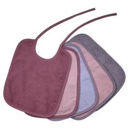 W&ouml;rner L&auml;tzchen W&Ouml;RNER "Bindel&auml;tzchen 5er Pack 25x30 cm", Baby, rosa (altrosa), Obermaterial: 100% Baumwolle, L&auml;tzchen, gro&szlig;es Set, maschinenwaschbar, trocknergeeignet
