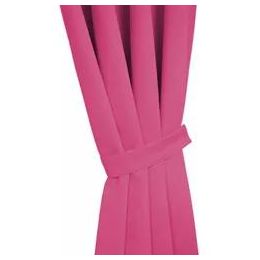 Raffhalter WIRTH "DIM OUT" Gr. 1, pink, B:60cm H:6cm, Polyester, Raffhalter