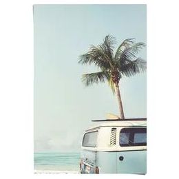 Poster Reinders "Surfer Sommer", blau (farbe bild(er): blau), B:61cm H:91,5cm, Papier, Bilder, Poster