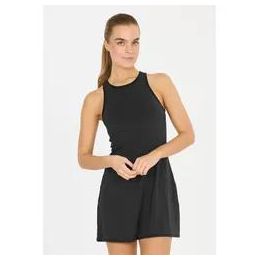 ENDURANCE ATHLECIA Sommerkleid ATHLECIA "Yamato", Damen, Gr. 42, EURO-Gr&ouml;&szlig;en, schwarz, 85% Polyamid, 15% Elasthan, unifarben, lang, Rundhals, Kleider Sommerkleid, im sportlichen und femininen Look