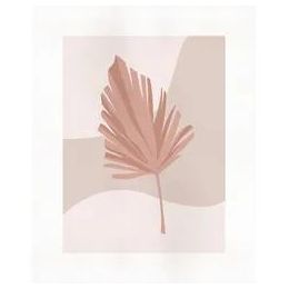 Bild Komar "Minimalist Leaf Lover", rosa (farbe bild(er): rosa), B:40cm H:50cm, Holz, Papier, Bilder, Bild, Wandbild zur Dekoration - ohne Rahmen