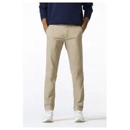 Chinos MEYER "BONN Art.1-8121", Damen, Gr. 23, Normalgr&ouml;&szlig;en, beige, 75% Baumwolle, 21% Polyester, 4% Elasthan, unifarben, regular fit lang, Hosen, mit Ultra Flex Bund
