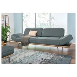 3-Sitzer "CR.420, Designsofa, Loungesofa", blau (wasserblau, steingrau), B:232cm H:117cm T:129cm, CREATION BY ROLF BENZ, Sofas, in 2 Qualit&auml;ten, Holzrahmen in Eiche Natur oder Nu&szlig;baum, Breite 232 cm