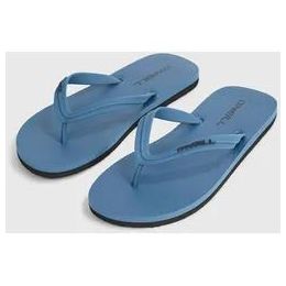 O`Neill Zehentrenner O'NEILL "PROFILE SMALL LOGO SANDALS", Herren, Gr. 46, blau (copen blau), Synthetik, Schuhe Zehentrenner