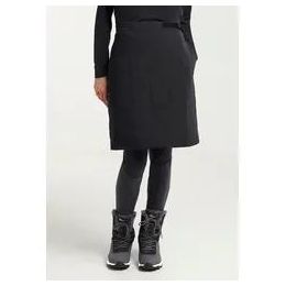 Wickelrock Jack Wolfskin "WINTERDUNE SKIRT W", Gr. L (42/44), schwarz, Obermaterial: 87% Polyamid 13% sonstige Fasern. F&uuml;llung: 100% Polyester. Futter: 100% Polyester, R&ouml;cke Wickelrock