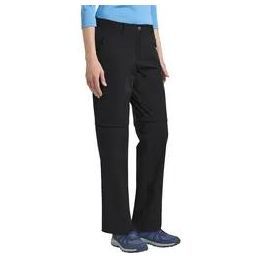 Zip-off-Hose Jack Wolfskin "PICO TRAIL ZIP OFF PANTS W", Damen, Gr. 36, schwarz, Obermaterial: 100% POLYESTER. Futter: 100% POLYESTER, Hosen
