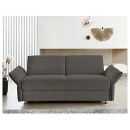 Schlafsofa Bali "LINA, Dauerschlaffunktion, 140 u. 160 er Breiten", grau (grau, beige), B:234cm H:14cm, 100% PE, Sofas, Schlafsofa, durchgehender Lattenrost mit 6-facher H&auml;rtegradregulierung