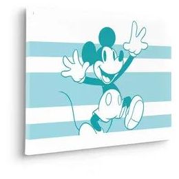 Leinwandbild Komar "Mickey Playful - Gr&ouml;&szlig;e 40 x 60 cm", blau (farbe bild(er): blau, wei&szlig;), B:40cm, Holz, Papier, Bilder, Leinwandbild, Keilrahmenbild mi Echtholzrahmen