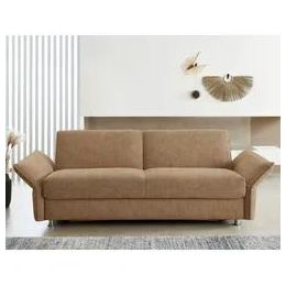 Schlafsofa Bali "LINA, Dauerschlaffunktion, 140 u. 160 er Breiten", beige, B:254cm H:14cm, 100% PES, Sofas, Schlafsofa, durchgehender Lattenrost mit 6-facher H&auml;rtegradregulierung