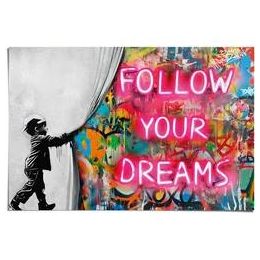 Poster Reinders "Curtain Boy", bunt (farbe bild(er): mehrfarbig), B:91,5cm H:61cm T:0,1cm, Bilder, Poster