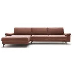 Ecksofa "CR.450 elegantes Designsofa mit hohem Sitzkomfort", braun (signalbraun), B:274cm H:95cm T:178cm, CREATION BY ROLF BENZ, Sofas, Ecksofa