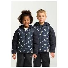 Outdoorjacke Jack Wolfskin "MOOMIN INS JACKET K", Kinder, Gr. 140, blau (icon, midnightsky), Obermaterial: 100% Polyester. F&uuml;llung: 100% Polyester. Futter: 100% Polyester, Jacken Outdoorjacke