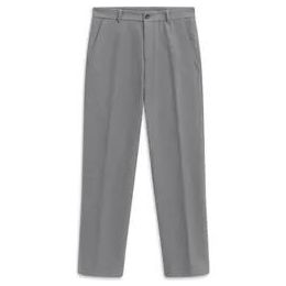 Chinohose Bugatti "Cozy Times", Damen, Gr. 35, L&auml;nge 32, grau (240, grau), 68% Polyester, 28% Viskose, 4% Elasthan, unifarben, gerade, unten schmal, Hosen Chinohose, Tapered Fit mit Soft Touch
