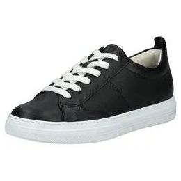 Sneaker Paul Green "Paul Green Sneaker Glattleder", Damen, Gr. 37,5, schwarz, Glattleder, Schuhe Sneaker