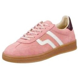 Sneaker Gant "Gant Sneaker Lederimitat/Textil", Herren, Gr. 40, wei&szlig; (pink, wei&szlig;), Lederimitat, Textil, Schuhe Sneaker