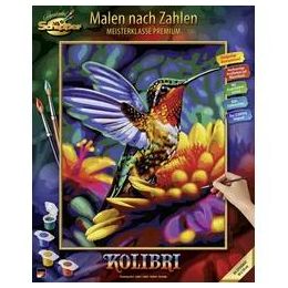 Malen nach Zahlen Schipper "Meisterklasse Premium, Kolibri", bunt, Malvorlagen, KinderB:40cm H:50cm, Made in Germany, B:40cm H:50cm