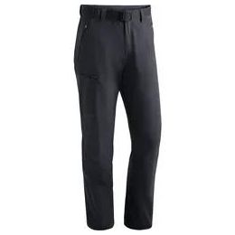 Funktionshose Maier Sports "Oberjoch", Herren, Gr. 32, Kurzgr&ouml;&szlig;en, schwarz, 90% Polyamid, 10% Elasthan, Hosen Funktionshose, Herren Outdoorhose gef&uuml;ttert, Wanderhose mit 4 RV-Taschen, Regular Fit