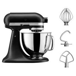 KitchenAid K&uuml;chenmaschine "5KSM125EER", schwarz (matt schwarz), B:24cm H:36cm T:37cm, K&uuml;chenmaschinen, K&uuml;chenmaschine