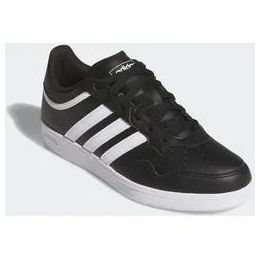 Sneaker Adidas SPORTSWEAR "HOOPS 4.0", Damen, Gr. 41, schwarz-wei&szlig; (core schwarz, cloud wei&szlig;, core schwarz), Synthetik, Schuhe Sneaker