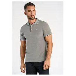 Poloshirt LINDBERGH "Farbe Bild(er): rot", Herren, Gr. M, gr&uuml;n (army), Obermaterial: 50% Baumwolle, 50% Polyester, unifarben, l&auml;ssig geschnitten, Shirts