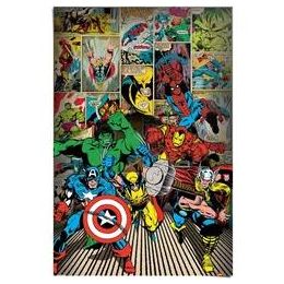 Poster Reinders "Marvel Helden", bunt (farbe bild(er): mehrfarbig), B:61cm H:91,5cm, Papier, Bilder, Poster