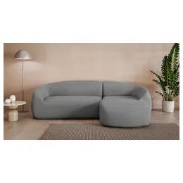 Ecksofa "YANI, L-Form, Designersofa, organische Form, Ma&szlig;e B/T/H: 255/170/81 cm", grau (dunkelgrau), B:255cm H:81cm T:170cm, 100% Polyester, LeGer Home by Lena Gercke, Sofas, Ecksofa, L-Form, Designersofa, organische Form, Ma&szlig;e B/T/H: 255/170/81 cm
