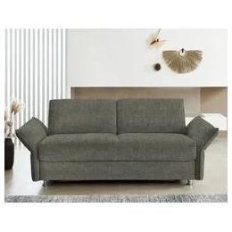 Schlafsofa Bali "LINA, Dauerschlaffunktion, 140 u. 160 er Breiten", silber (silber, beige), B:234cm H:14cm, 100% PE, Sofas, Schlafsofa, durchgehender Lattenrost mit 6-facher H&auml;rtegradregulierung