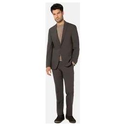 Anzug Thomas Goodwin "Anzug", Herren, Gr. 48, Normalgr&ouml;&szlig;en, braun, 54% Wolle, 43% Polyester, 3% Elasthan, unifarben, regular fit, Anz&uuml;ge, im Modern-Fit, 44025