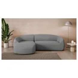 Ecksofa "YANI, L-Form, Designersofa, organische Form, Ma&szlig;e B/T/H: 255/170/81 cm", grau (dunkelgrau), B:255cm H:81cm T:170cm, 100% Polyester, LeGer Home by Lena Gercke, Sofas, Ecksofa, L-Form, Designersofa, organische Form, Ma&szlig;e B/T/H: 255/170/81 cm