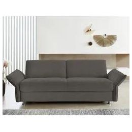 Schlafsofa Bali "LINA, Dauerschlaffunktion, 140 u. 160 er Breiten", grau (grau, beige), B:254cm H:14cm, 100% PE, Sofas, Schlafsofa, durchgehender Lattenrost mit 6-facher H&auml;rtegradregulierung