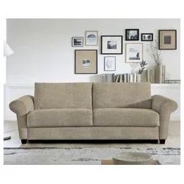 Schlafsofa Bali "ELISA Dauerschl&auml;fer in 140 und 160er Breite", braun (hellbraun), B:231cm, 100%PES, Sofas, Schlafsofa, komfortabler Ergoflex-Lattenrost