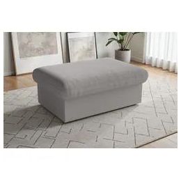Sit & More Polsterhocker SIT & MORE "Moreno, B: 90 cm", grau (hellgrau), B:90cm H:43cm T:60cm, 95% Polyester, 5% Polyamid, Hocker, Polsterhocker, mit Stauraum, individuell kombinierbar