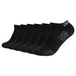 Kurzsocken CAMP DAVID "mesh ventilation", Herren, Gr. 39-42, schwarz, Baumwollmischung, unifarben, Socken, mit dezentem Markenlogo