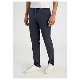 Chinos LINDBERGH "Chino Relaxed Loose Fit", Damen, Gr. S, blau (dk blau), Obermaterial: 98% Baumwolle, 2% Elasthan, unifarben, relaxed fit, Hosen