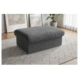 Sit & More Polsterhocker SIT & MORE "Moreno, B: 90 cm", grau, B:90cm H:43cm T:60cm, 100% Polyester, Hocker, Polsterhocker, mit Stauraum, individuell kombinierbar