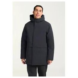 Funktionsmantel Jack Wolfskin "COLD CAMP COAT M", Herren, Gr. L (52), blau (schwarznavy), Obermaterial: 100% Polyester. F&uuml;llung: 100% Polyester. Futter: 100% Polyester, M&auml;ntel