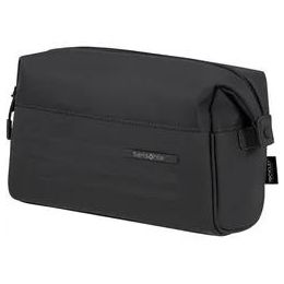 Kulturbeutel Samsonite "STACKD Toilet Kit, 15 cm", Gr. B/H/T: 26cm x 15cm x 11cm, schwarz, Polyester, Polyurethan, Taschen Kulturbeutel, Beauty-Bag Beautybox Schminketui Kosmetikbox