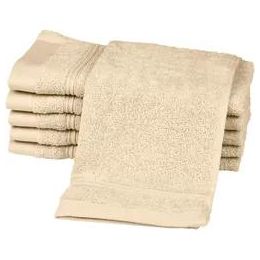 G&auml;stehandt&uuml;cher Ross "Rubin", beige (natur), B:30cm L:50cm, Frottier, Baumwolle, Handt&uuml;cher, 100% Baumwolle