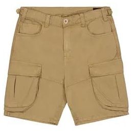 Shorts Alpha Industries "Canvas Cargo Short", Herren, Gr. 30, Normalgr&ouml;&szlig;en, gr&uuml;n (khaki), Obermaterial: 100% Baumwolle, Hosen Shorts