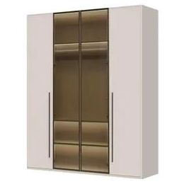 Dreht&uuml;renschrank OTTO HOME "Opera Parsol-Glast&uuml;ren, LED-Innenbeleuchtung, mit und ohne Kranz", cashmere, B:182cm H:224cm T:56cm, FSC-zertifizierter Holzwerkstoff, MDF, Schr&auml;nke, Dreht&uuml;renschrank, Glast&uuml;ren, UV-Lack, LED-Innenbeleuchtung, Soft-Close-Funktion