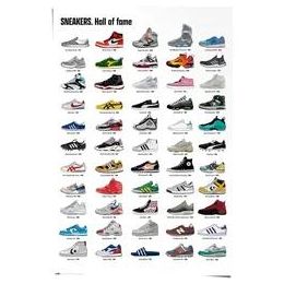 Poster Reinders "Sneakers", bunt (farbe bild(er): bunt), B:61cm H:91,5cm T:0,1cm, Papier, Bilder, Poster