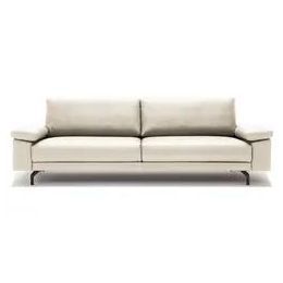3-Sitzer "CR.450 elegantes Designsofa mit hohem Sitzkomfort", grau (graubraun), B:220cm H:85cm T:95cm, CREATION BY ROLF BENZ, Sofas