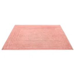 Badematte Dyckhoff "Siena" Gr. 20, rot (rosenholz), H:3mm, Baumwolle, Badematten, Badematte, 2er Set