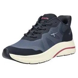 Sneaker Tamaris "Tamaris Sneaker Lederimitat/Textil", Damen, Gr. 40, blau (navy), Lederimitat, Textil, Schuhe Sneaker