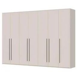 Dreht&uuml;renschrank OTTO HOME "Opera mit oder ohne Kranz inkl. LED-Bel.,B 227,272,317 oder 362 cm", cashmere, B:317cm H:224cm T:56cm, FSC-zertifizierter Holzwerkstoff, MDF, Schr&auml;nke, Dreht&uuml;renschrank, UV lackiert, Soft Close Funktion, H&ouml;henverstellbare F&uuml;&szlig;e