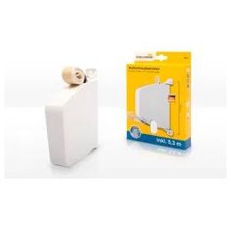 Aufputz-Gurtwickler Schellenberg "Aufschraubwickler f&uuml;r das Rollladensystem Maxi", wei&szlig;, 1 Stk., Gurtwickler, schwenkbar, mit vormontiertem Rollladengurtband, wei&szlig; oder braun