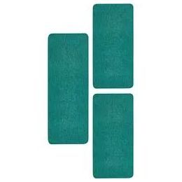 Bettumrandung ANDIAMO "Luton, Made in Germany", gr&uuml;n, H:5mm, Obermaterial: 100% Polypropylen, Bettumrandungen, Bettvorleger, L&auml;ufer-Set f&uuml;r das Schlafzimmer, melierte Optik