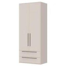 Dreht&uuml;renschrank OTTO HOME "Opera mit oder ohne Kranz inkl. LED-Bel.,B92,137,182 oder 227 cm", cashmere, B:92cm H:224cm T:56cm, FSC-zertifizierter Holzwerkstoff, MDF, Schr&auml;nke, Dreht&uuml;renschrank, Schubk&auml;sten, UV lackiert, Soft Close Funktion, H&ouml;henverstellbare F&uuml;&szlig;e